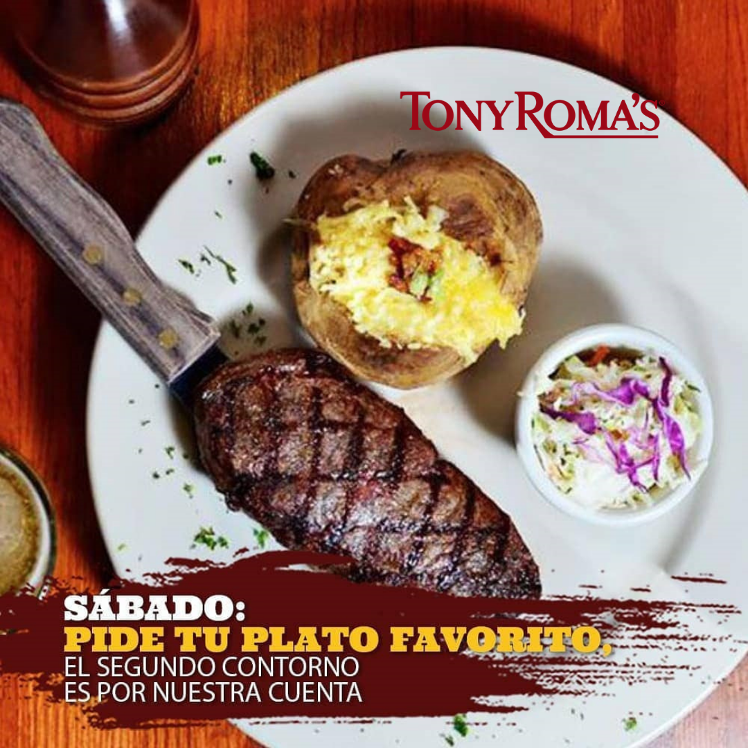 Tony Romas te espera con sus promociones y delicioso sabor de siempre ...