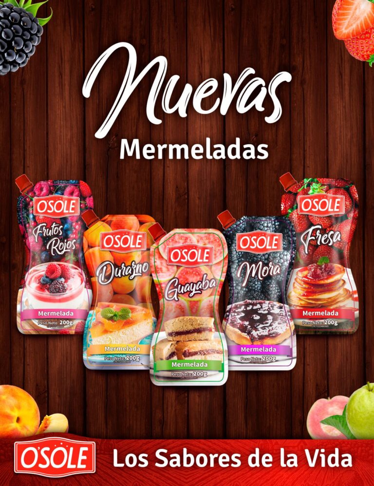 Endulza tu paladar con la nueva línea de mermeladas O’SOLE - Sitara ...