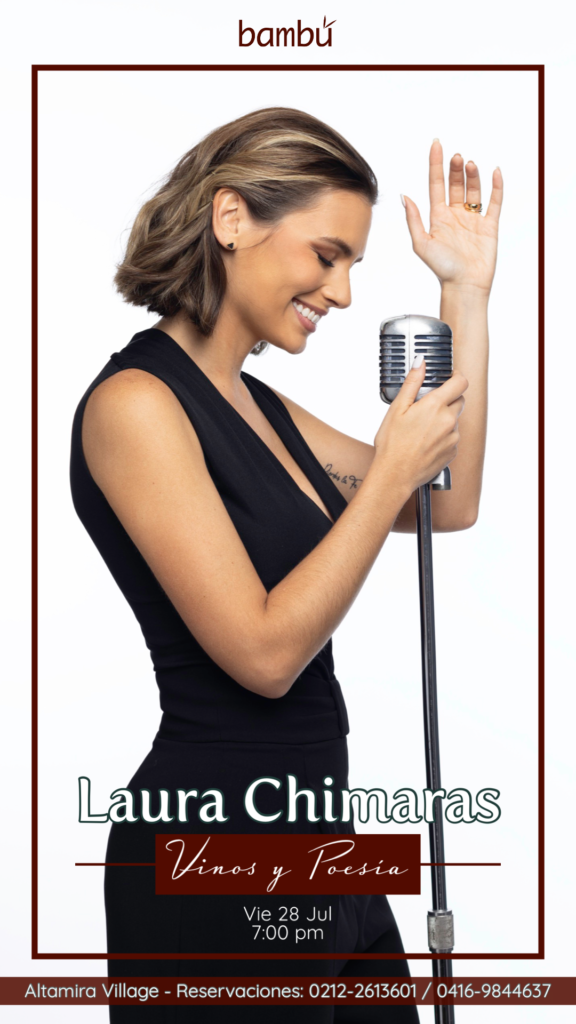 Bambú y Laura Chimaras presentan “Vinos y poesía” - Sitara Magazine