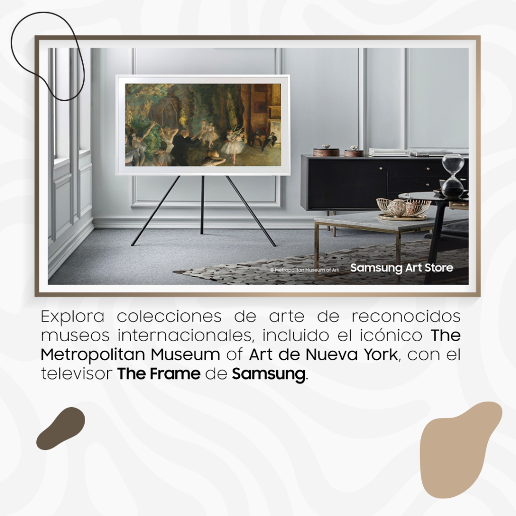 Descubre The Frame, el televisor de Samsung que te permite decorar el ...